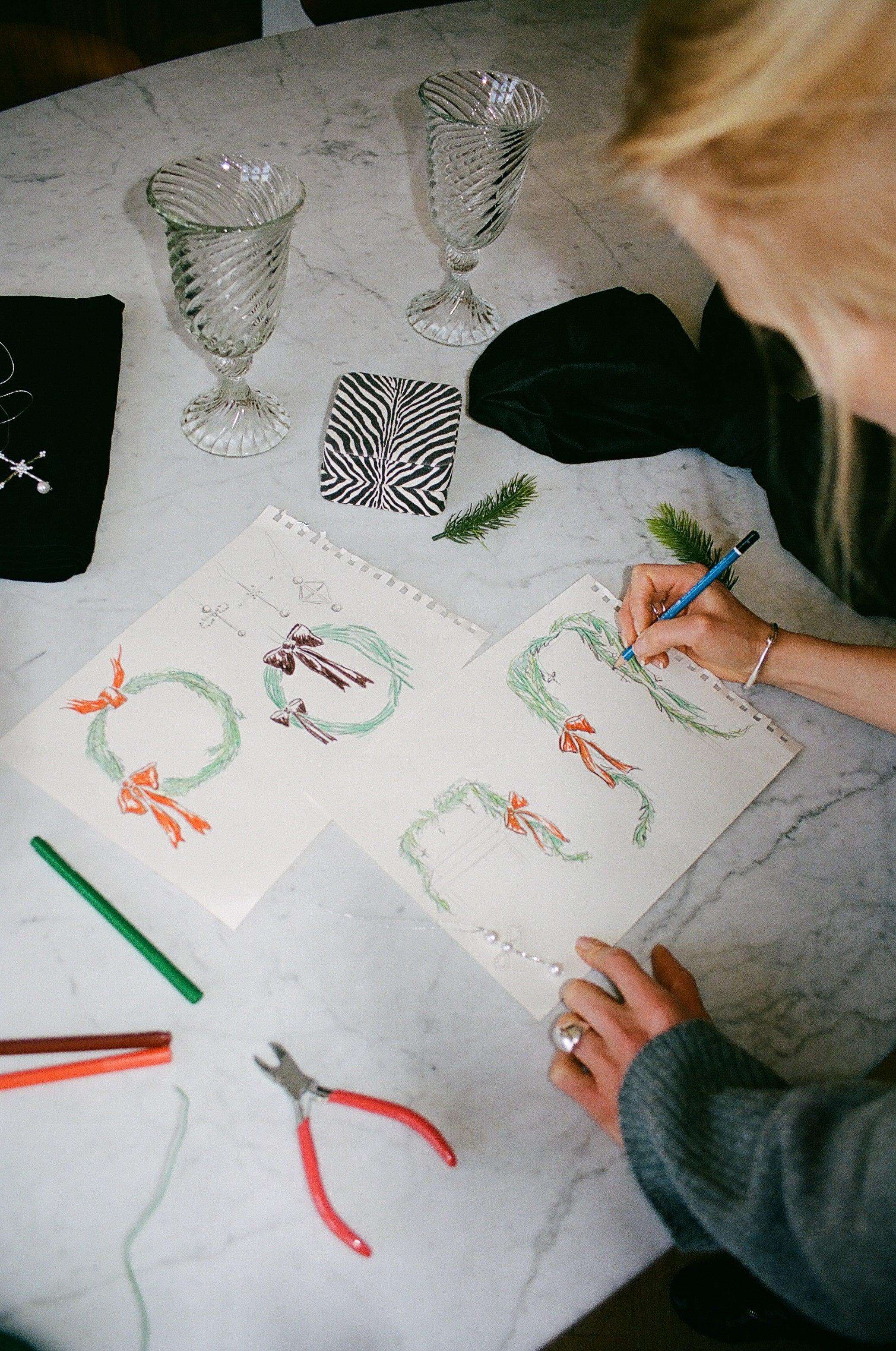 Rebekka s Holiday Garland Copenhagen 2025 Ragbagstudio